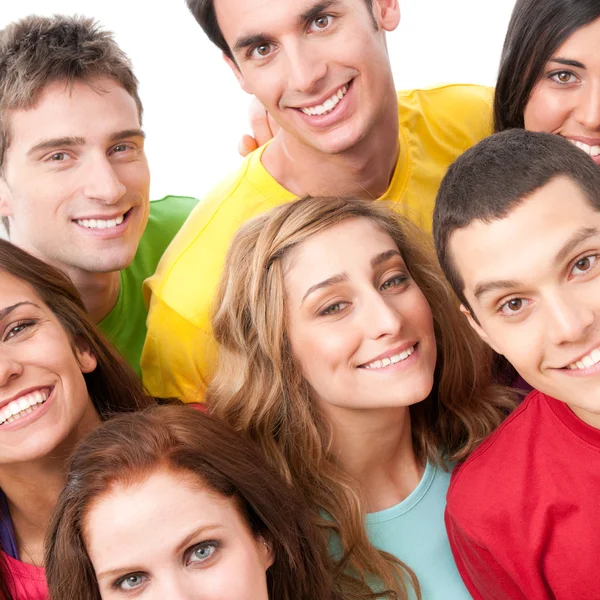 Happy joyful friends cheering — Stock Photo © ridofranz #12243162