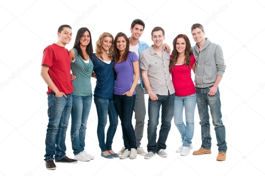 Happy smiling group Stock Photo by ©ridofranz 31199835