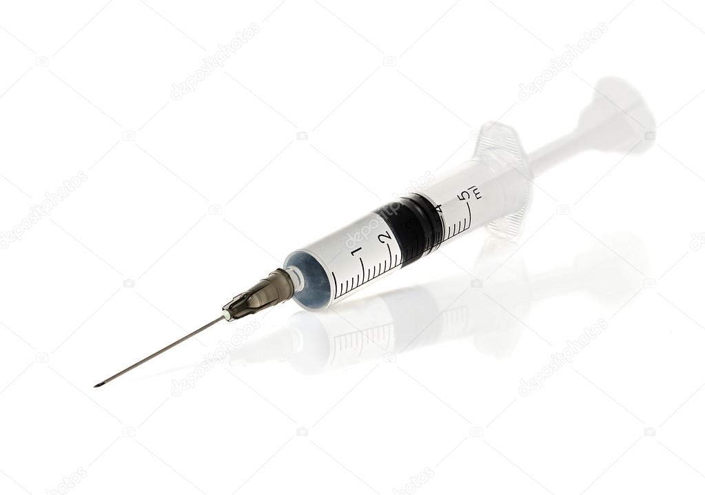 Medical syringe, needle Stock Photo by ©YVDavid 39877965