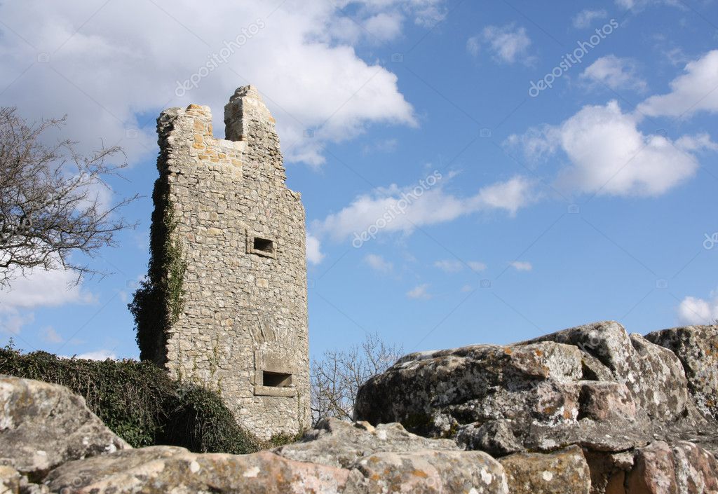 Medieval Castle Ruins — Stock Photo © yulan #17820211