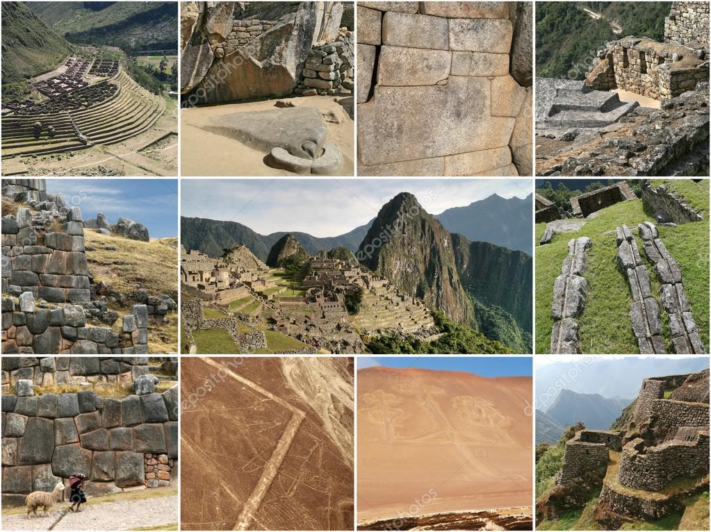 Peru landmark collage Stock Photo by ©yulan 26455345
