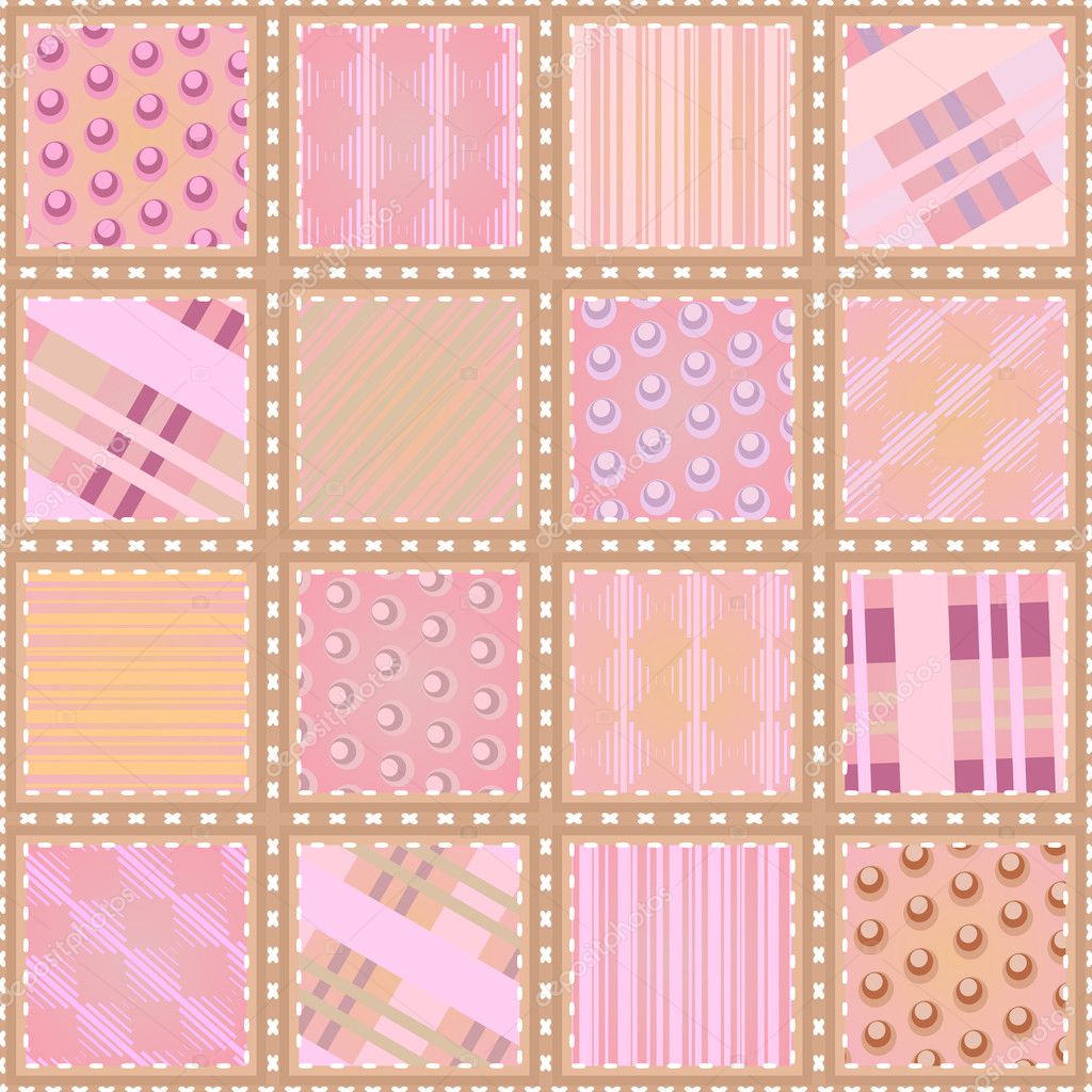 Seamless quilt texture Stock Vector Image by ©Mjak #13262402