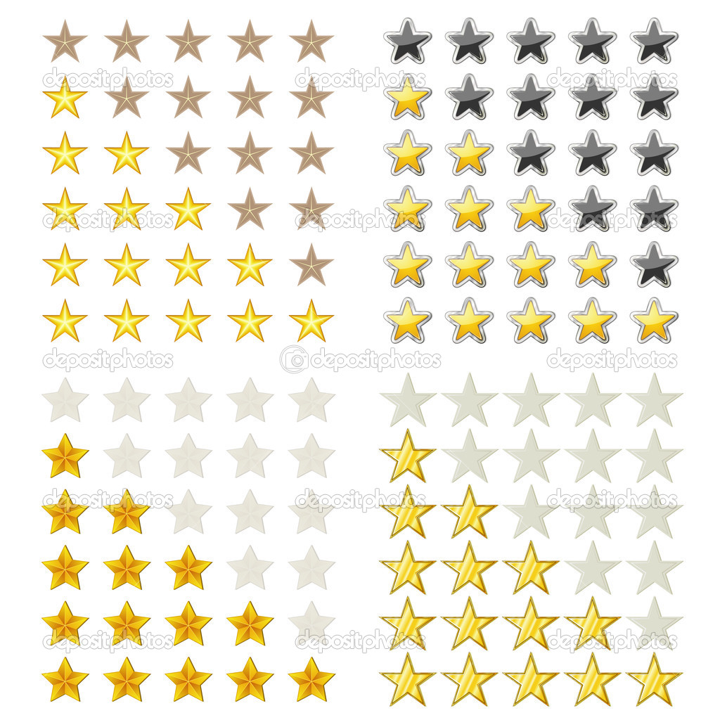 Ranking stars Stock Vector Image by ©Mjak #13360129