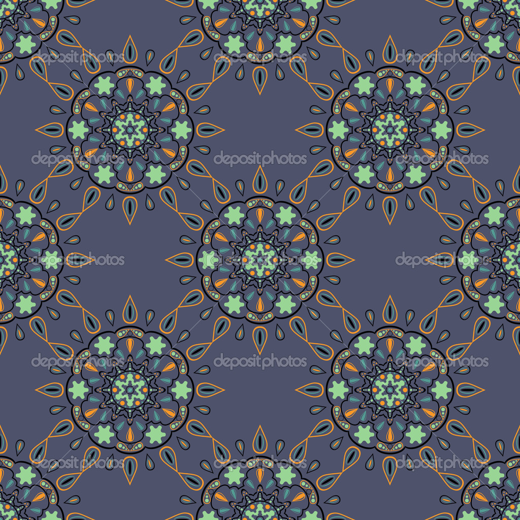 Oriental seamless texture Stock Vector Image by ©Mjak #18360693