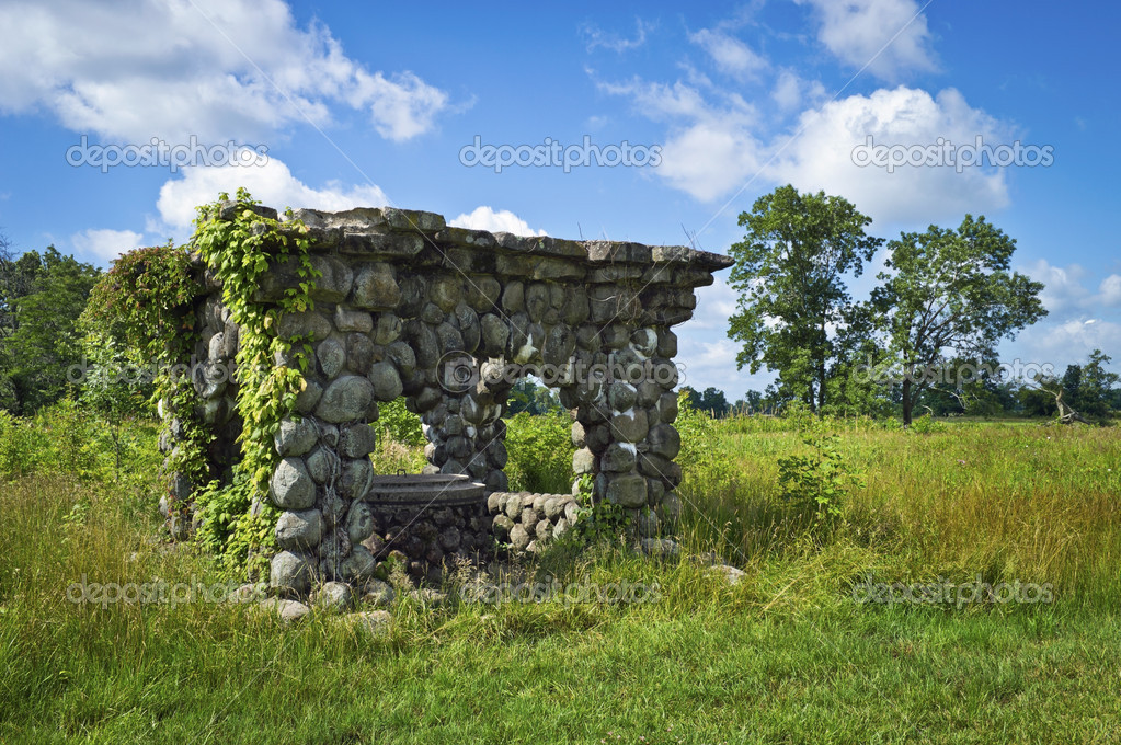 Old Stone Well — Stock Photo © andykazie #28955887