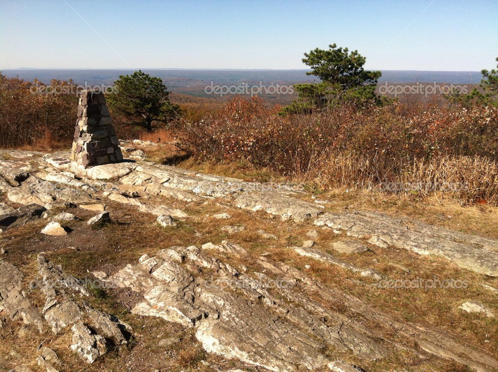 A view from the top of Sunrise Mountain in Sussex County NJ. – Stock ...