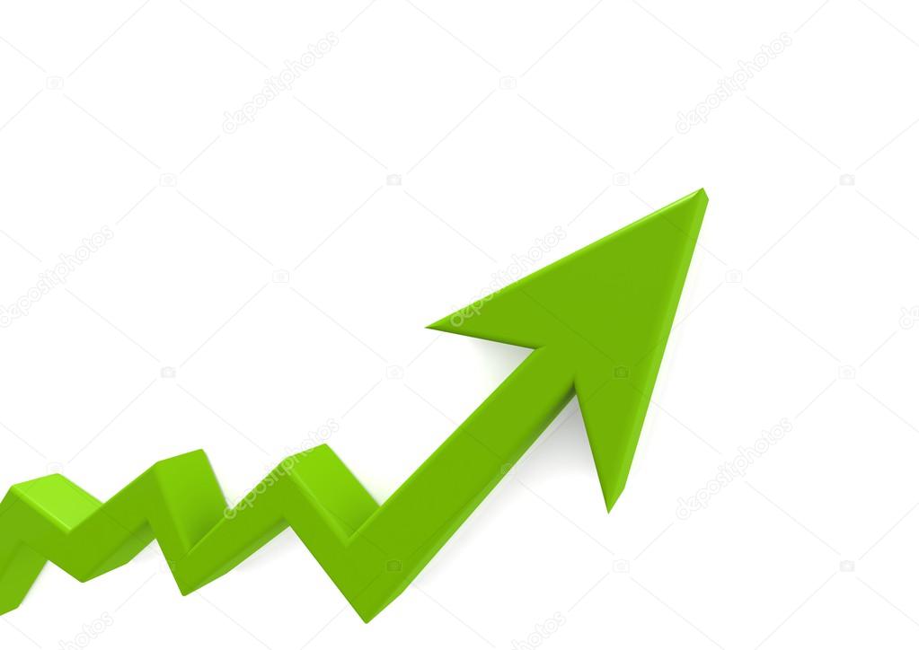 Arrow on Graph Up Stock Photo by ©tang90246 34054245
