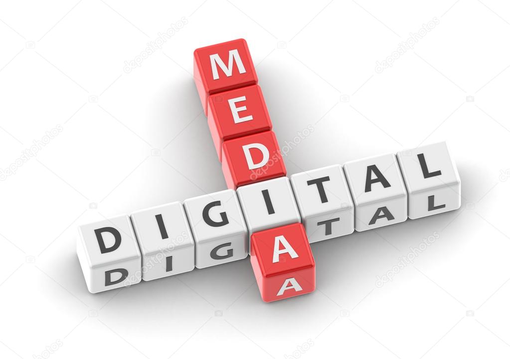 Digital media buzzword — Stock Photo © tang90246 #34232979