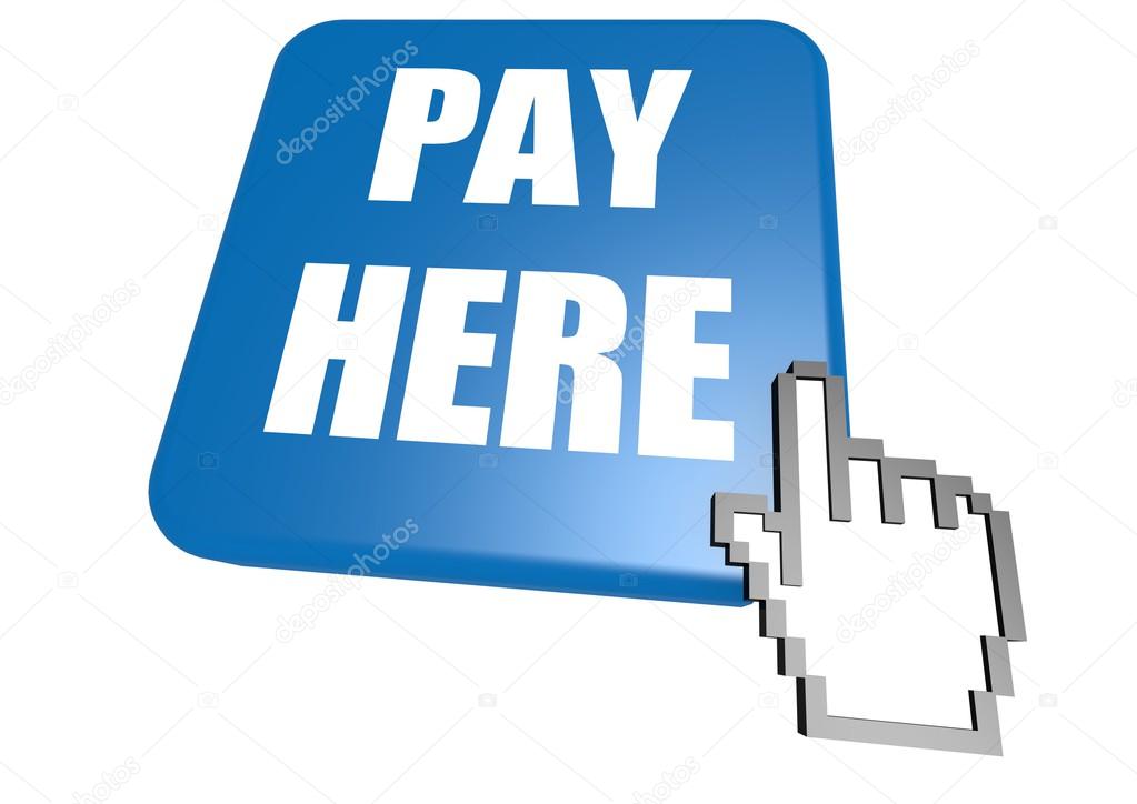 Pay here button with cursor — Stock Photo © tang90246 #34369099