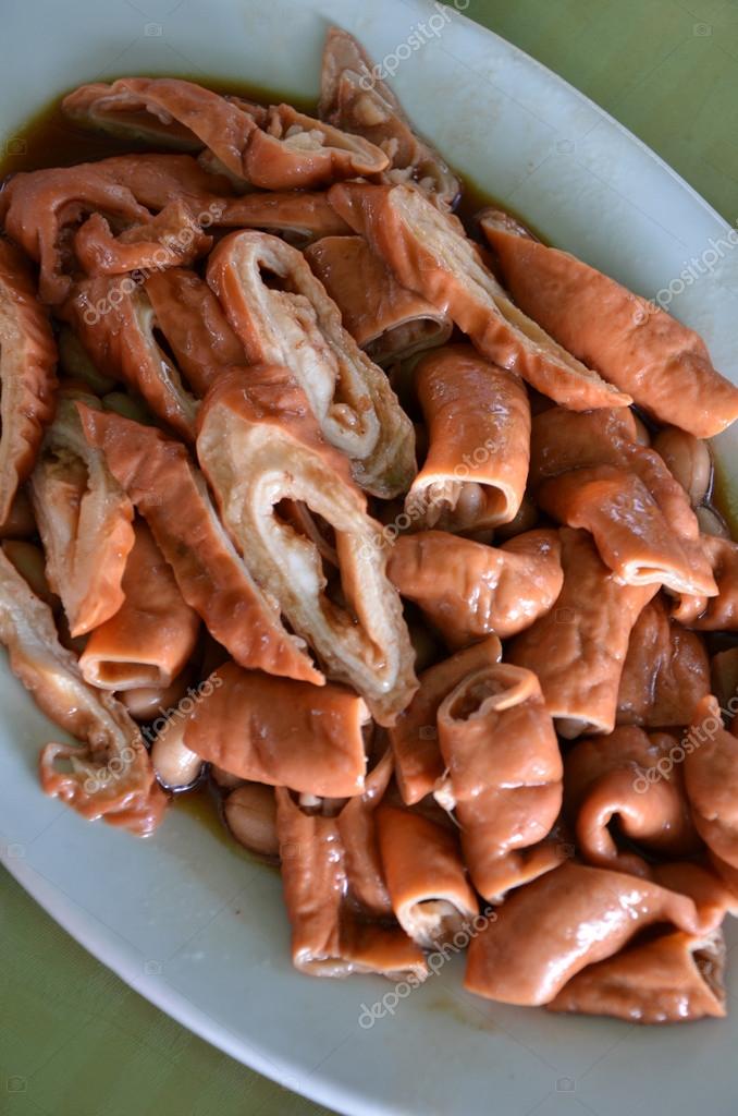 Braised pig intestine — Stock Photo © tang90246 #34732249