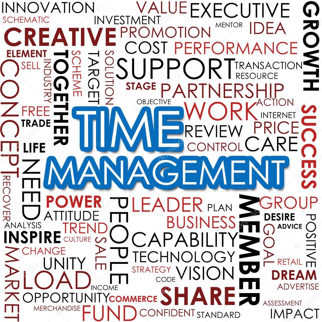 Time management word cloud — Stock Photo © tang90246 #37776227