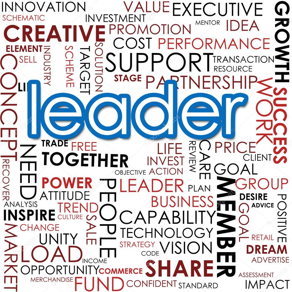 Leader word cloud — Stock Photo © tang90246 #37850823