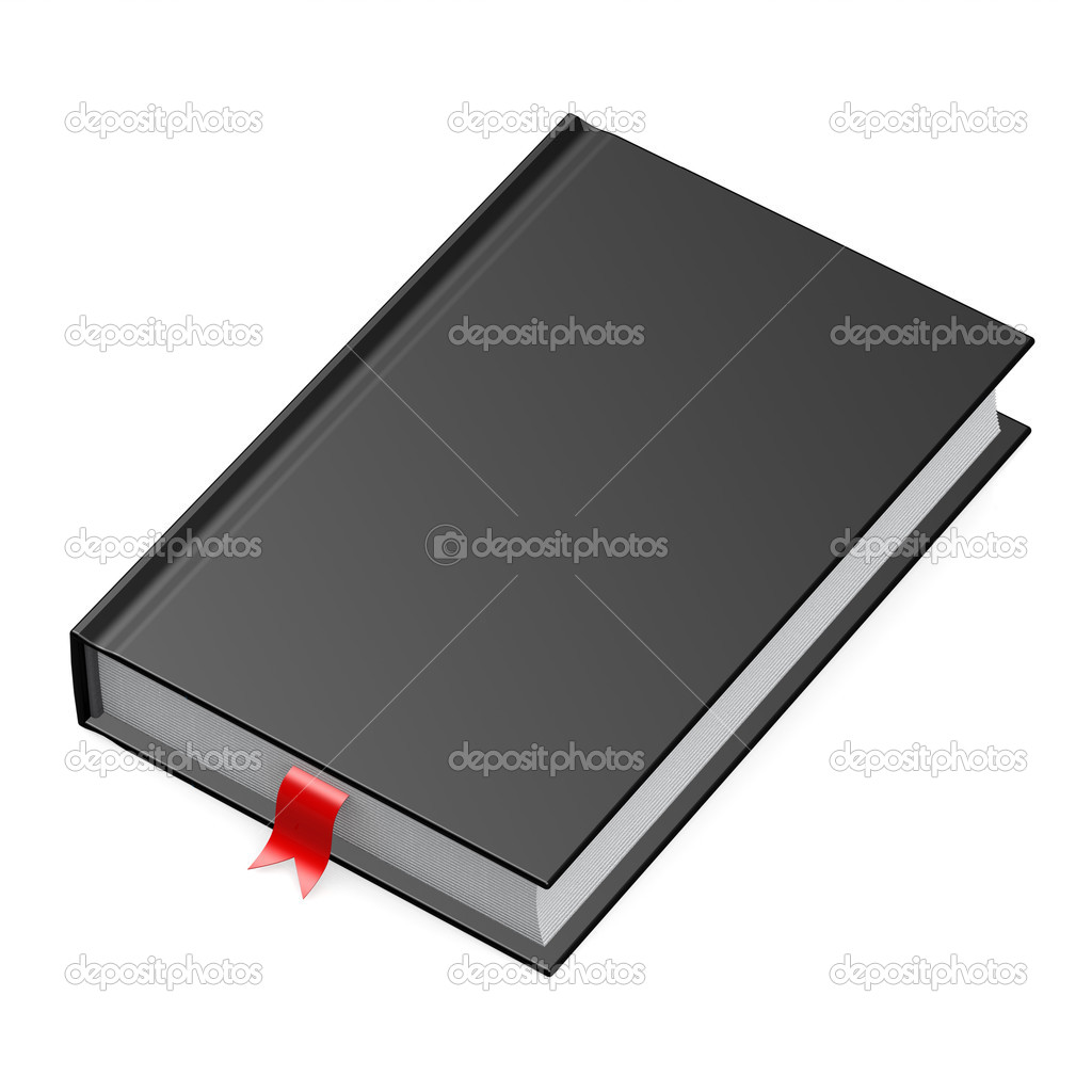 Isolated black book — Stock Photo © tang90246 #40046887