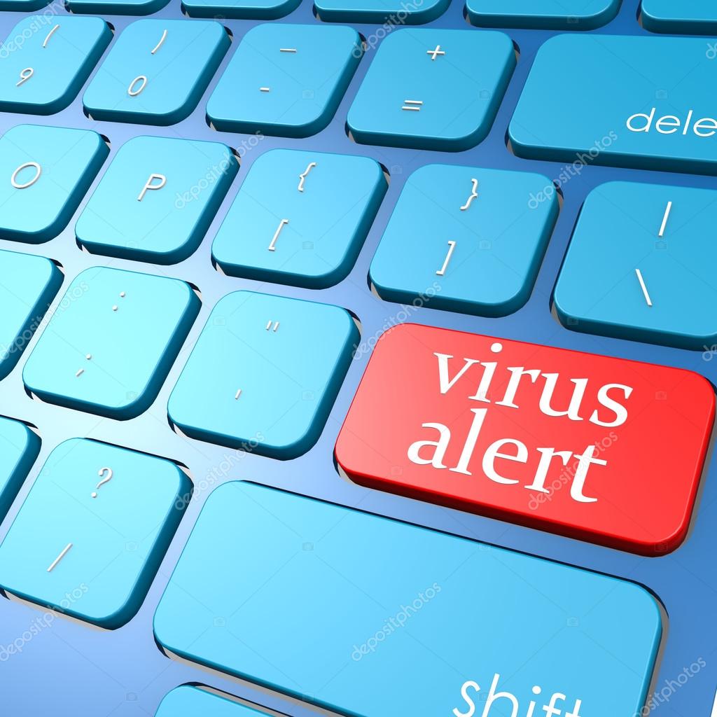 Virus alert keyboard — Stock Photo © tang90246 #47151477