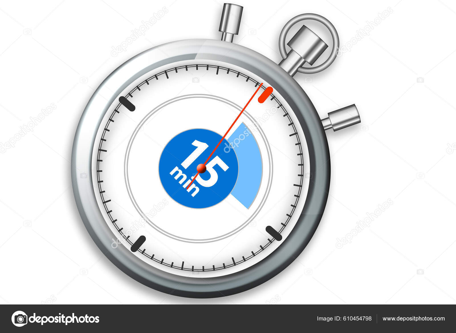 Timer Stopwatch Minutes Isolated Rendering — Stock Photo © tang90246 ...