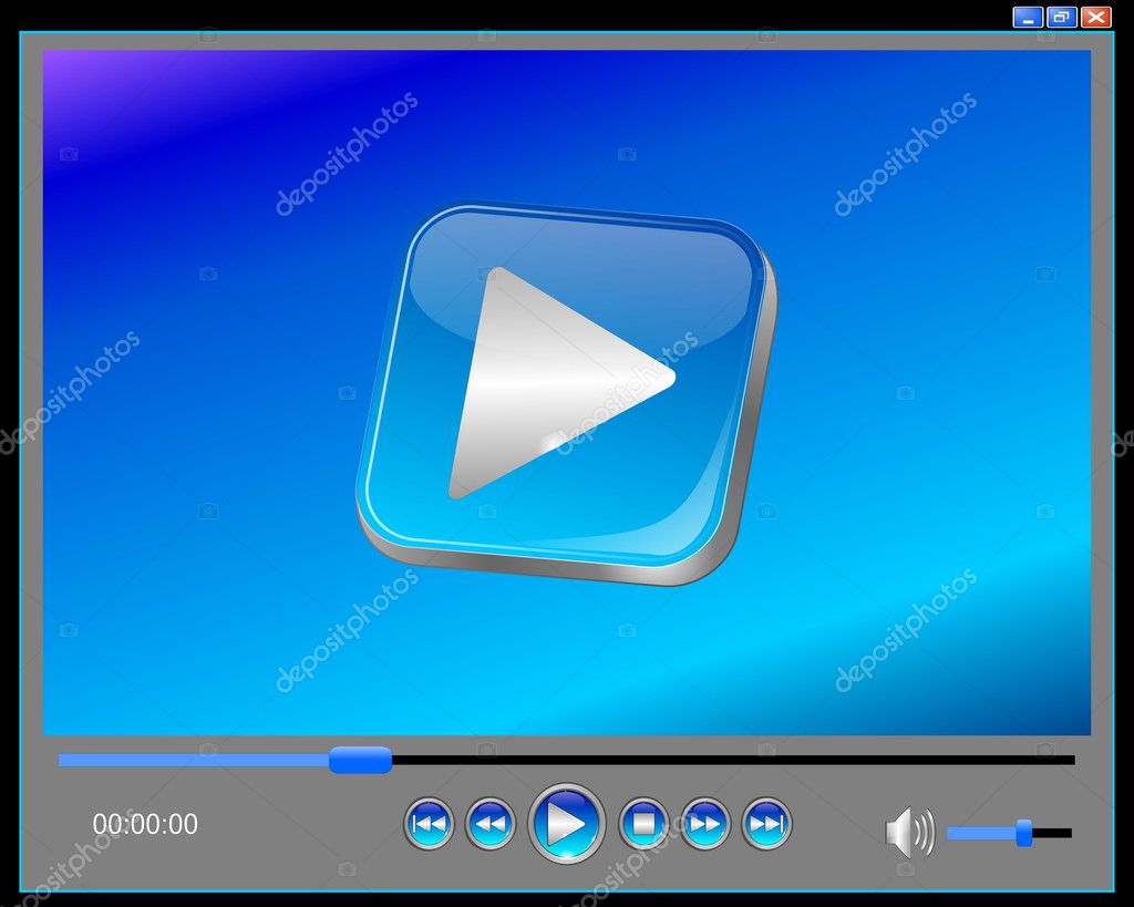 Media player interface — Stock Photo © wwwebmeister #14928041