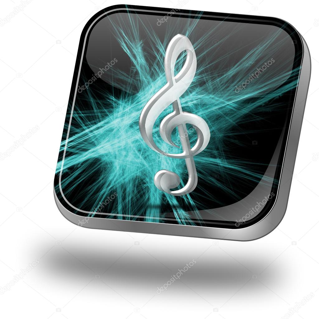 Music Button — Stock Photo © wwwebmeister #25512003