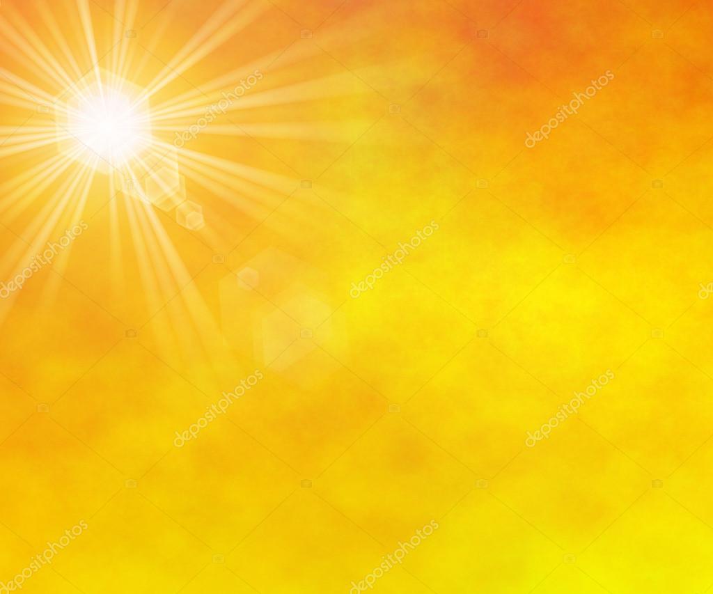 Summer sun rays with lens flare — Stock Photo © wwwebmeister #45964419