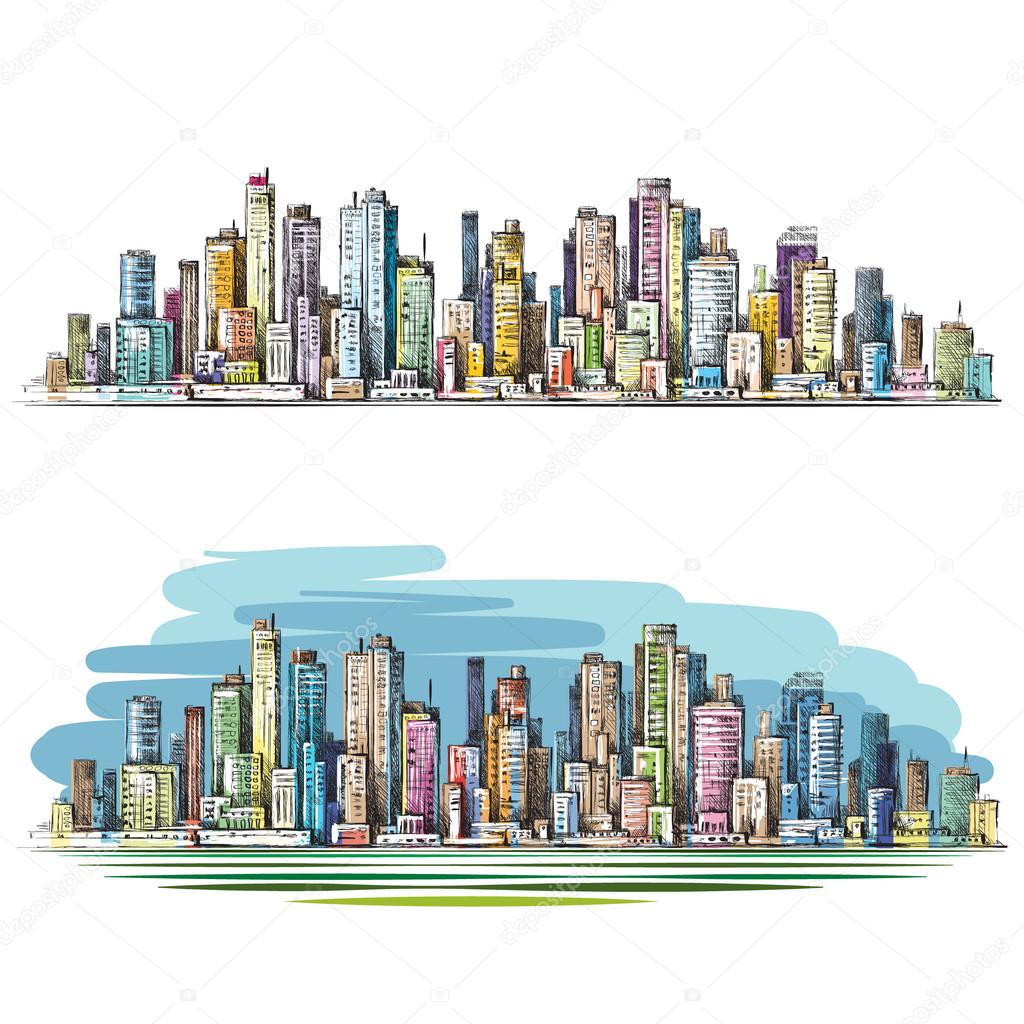 City landscape Stock Vector Image by ©dahabians #41600219