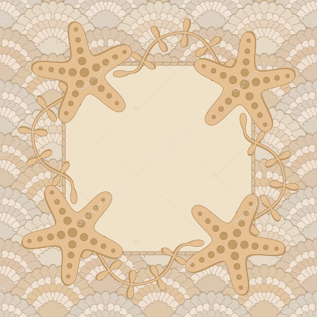 Sea frame Stock Vector Image by ©Irmairma #12419867