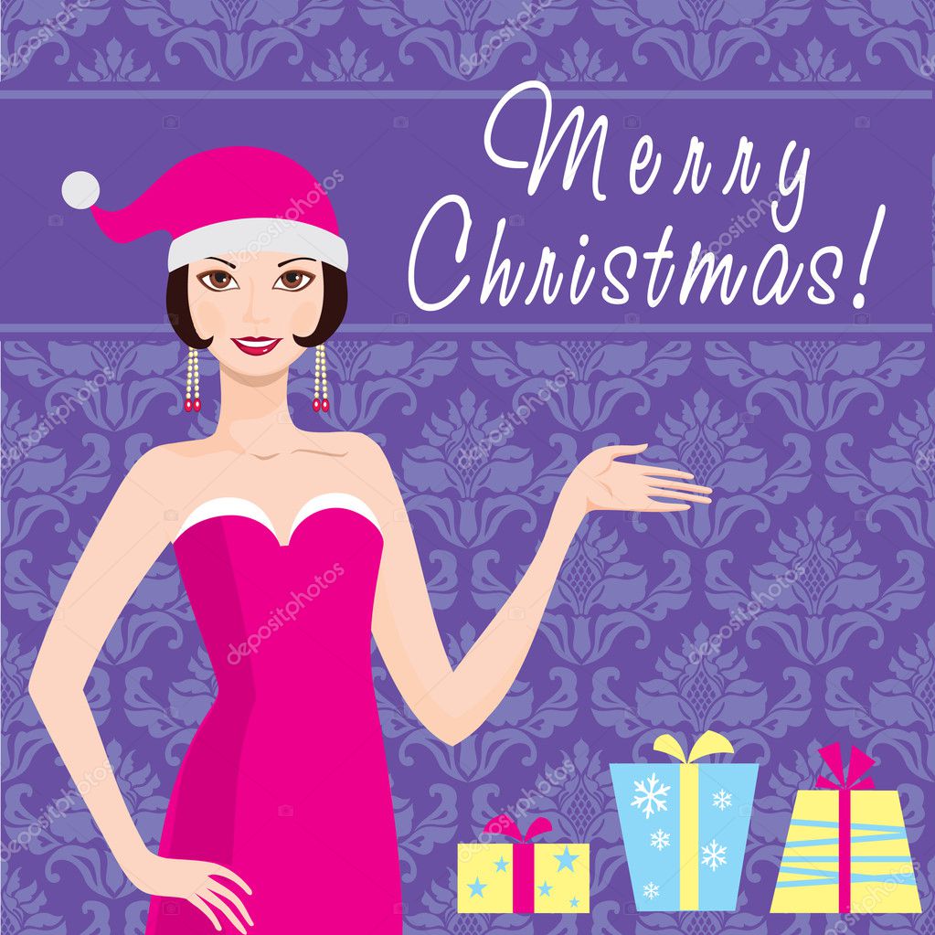Christmas Card Stock Vector Image By ©irmairma 17690453