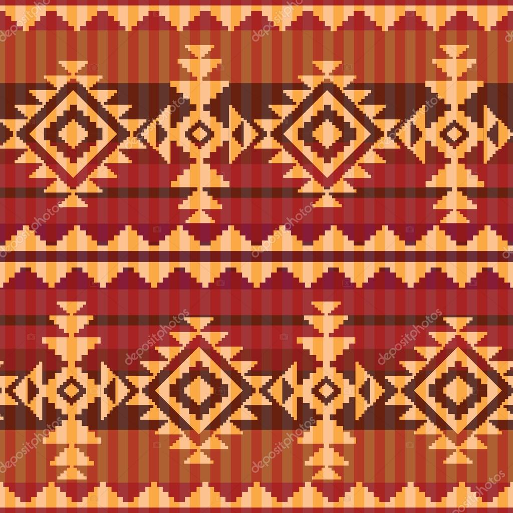 Navajo style pattern — Stock Vector © Irmairma #25908361