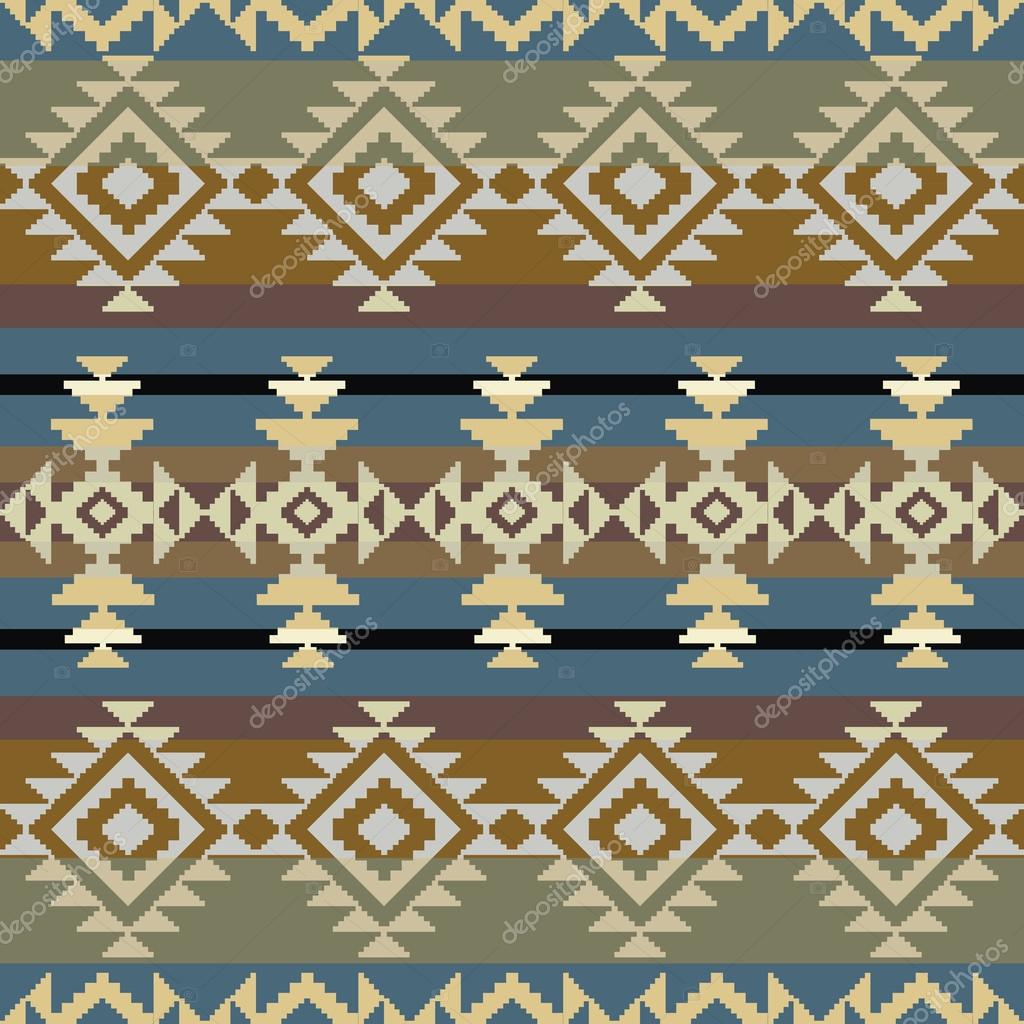Seamless navajo pattern — Stock Vector © Irmairma #25908387