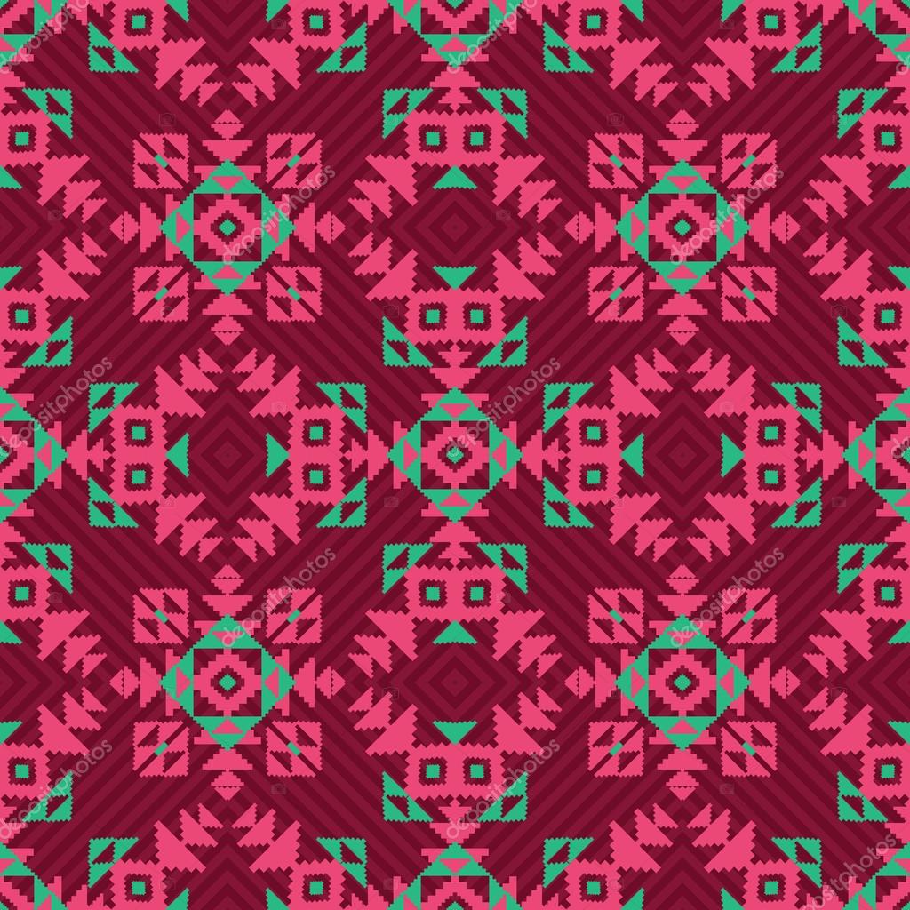 Ethnic Geometric Seamless Pattern Stock Vector Image By ©irmairma 29354481