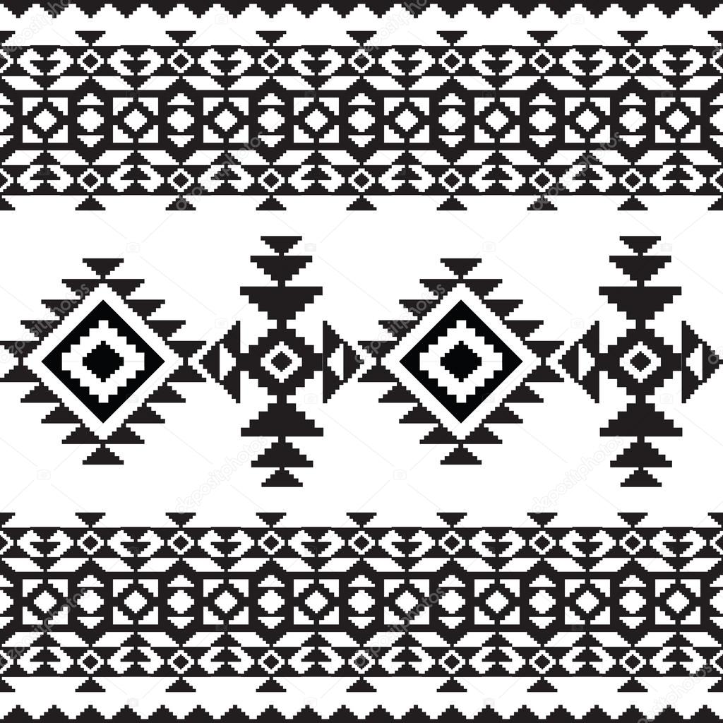 Aztec mexican seamless pattern — Stock Vector © Irmairma #48166571