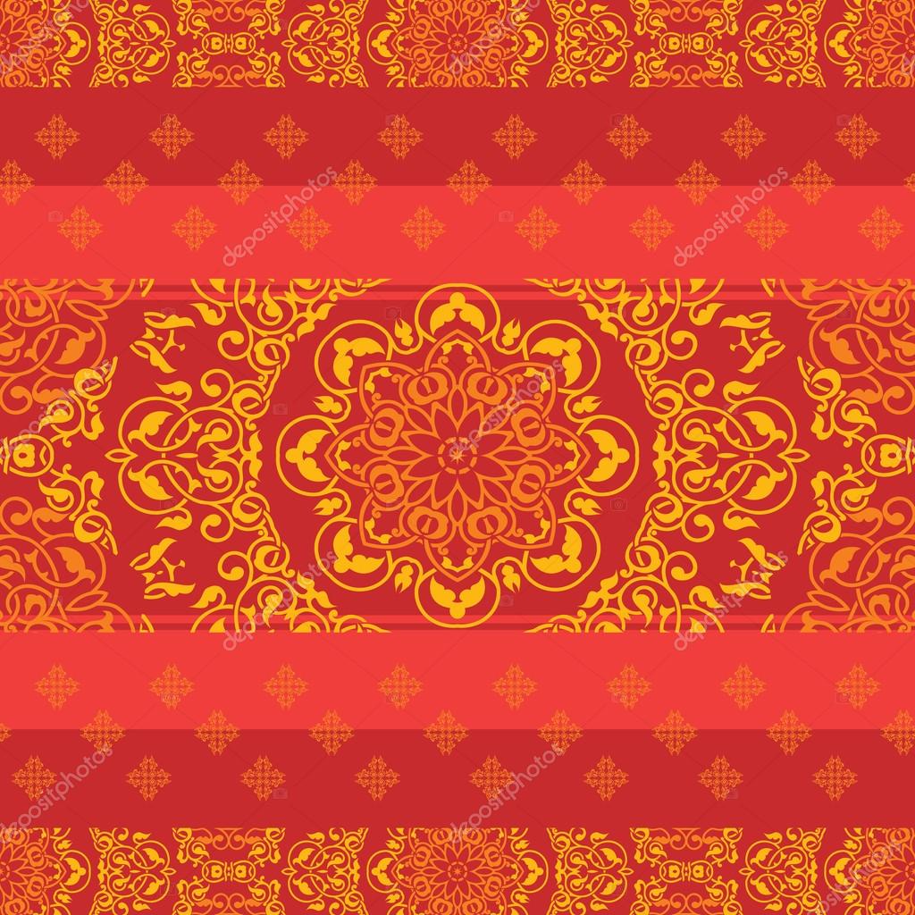 Ornamental background in indian style Stock Vector Image by ©Irmairma ...