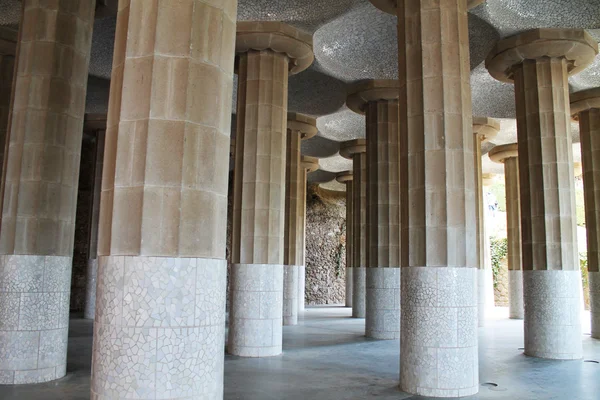 Columns in Antonio Gaudi Parc Guell – Stock Editorial Photo © peresanz ...