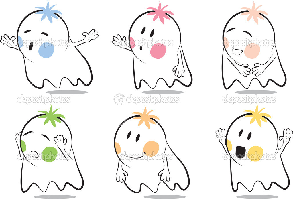 Funny baby poses | Funny baby ghost — Stock Vector © MihaiDamianov ...