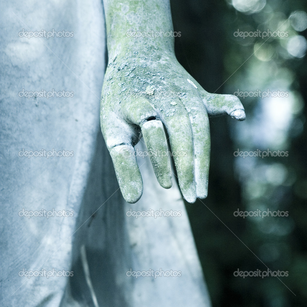 Stone hand — Stock Photo © piolka #12506131
