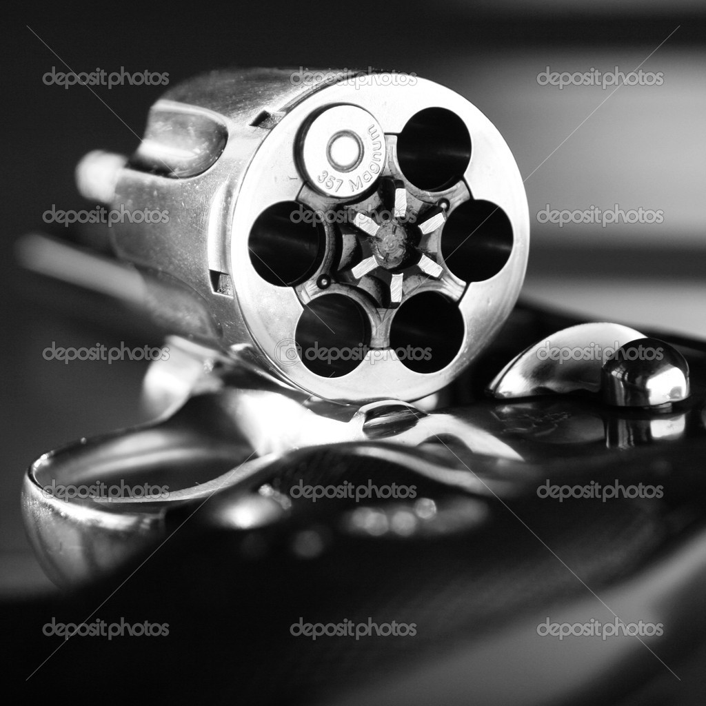 357 MAGNUM REVOLVER CARTRIDGES DRUM Stock Photo by ©piolka 12506281