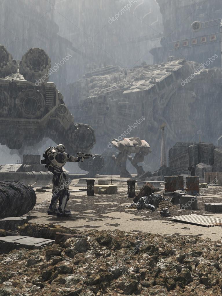 Future City Battlefield — Stock Photo © algolonline #50061623