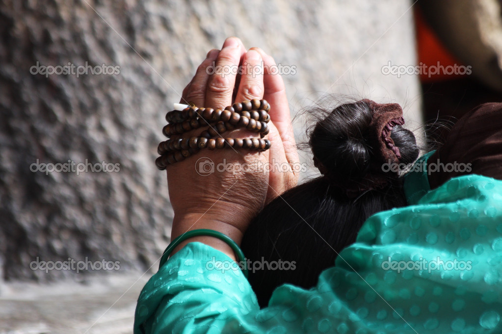 Tibet pray — Stock Photo © janca-nl #12449122