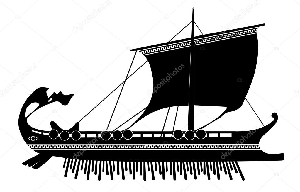 Trireme Stock Vector Image by ©yyanng #42795107