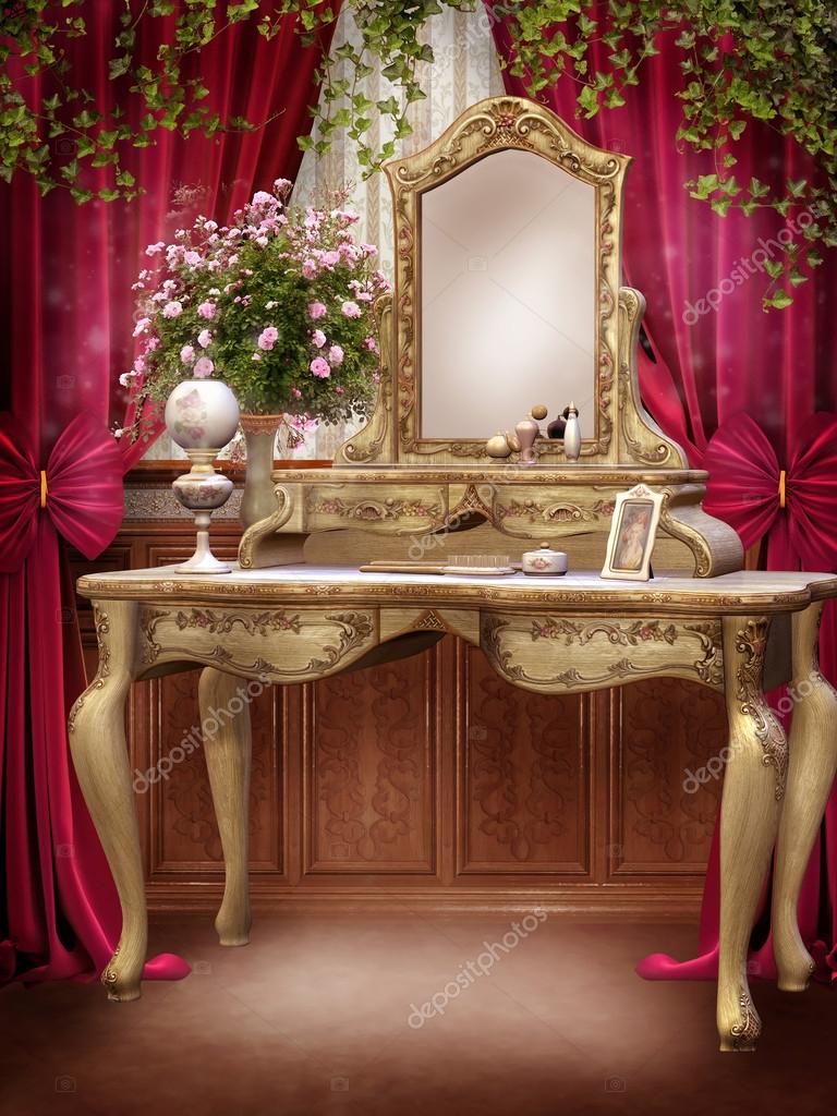 Pink Victorian Bedroom