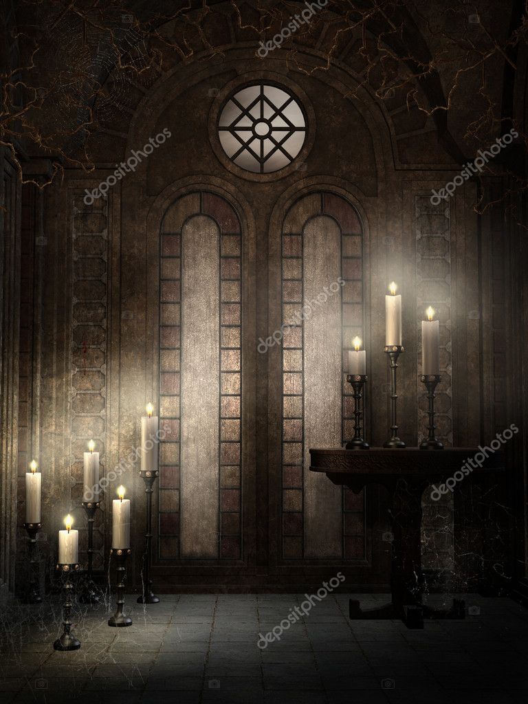 Gothic temple with thorns — Stock Photo © FairytaleDesign #12809240