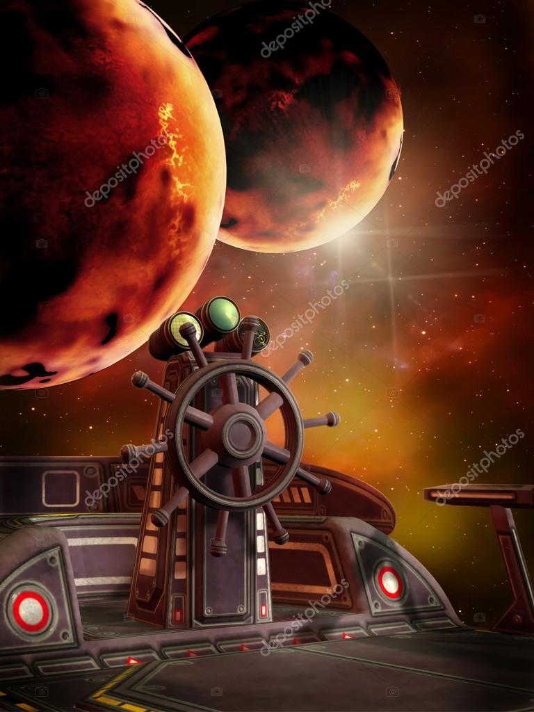 Space Rocket Steering Wheel