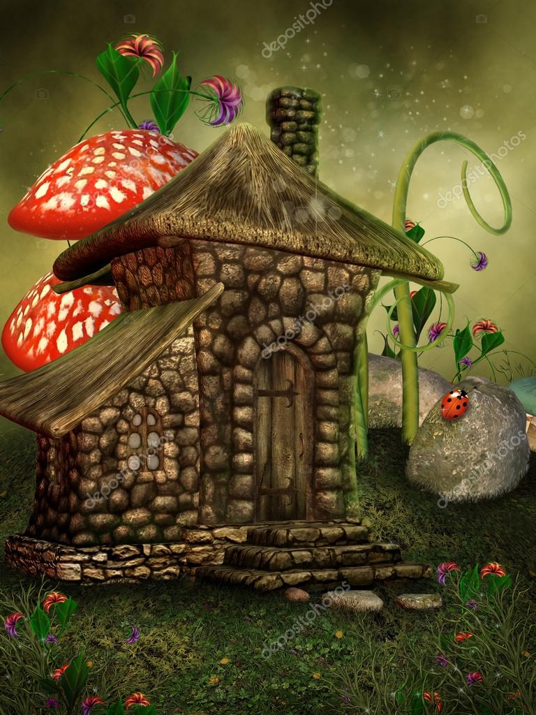 Summer fairy cottage — Stock Photo © FairytaleDesign #13266568