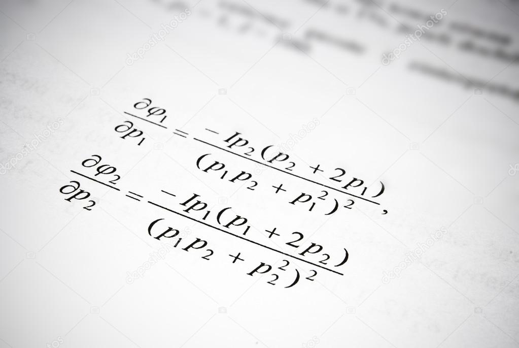 Mathematical formulas. Math education concept. Stock Photo by ©Mattz90 ...