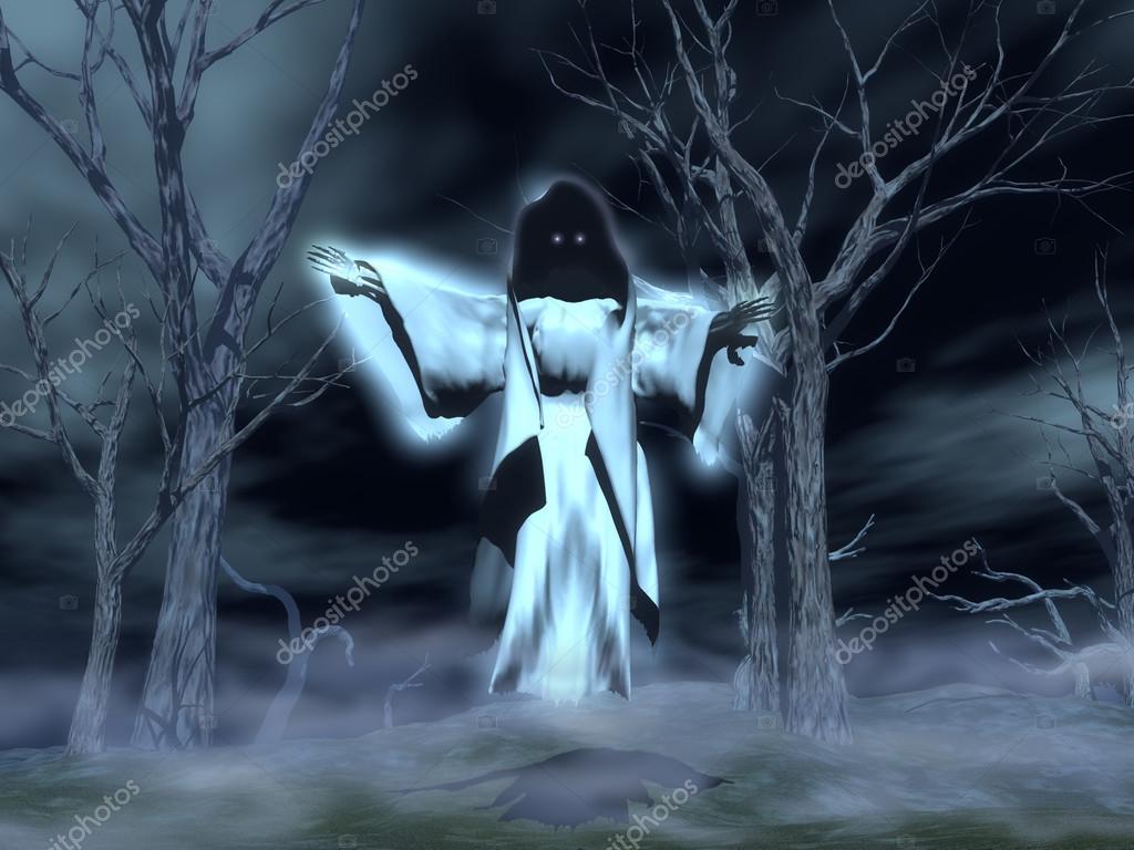 Ghost floating in the air Stock Photo by ©estebande 13399971