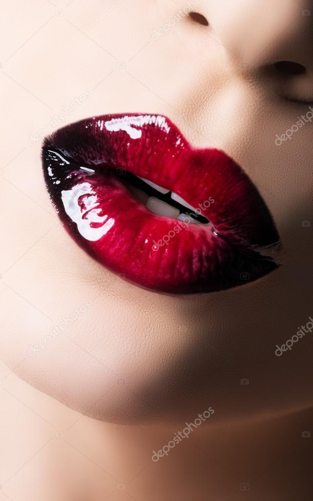 Passionate red lips Stock Photo by ©fotorince74 29641613