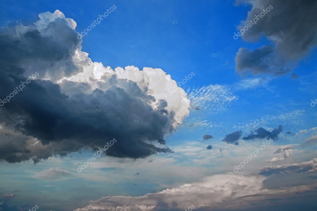 Blue sky with beautiful clouds — Stock Photo © fotorince74 #38216323