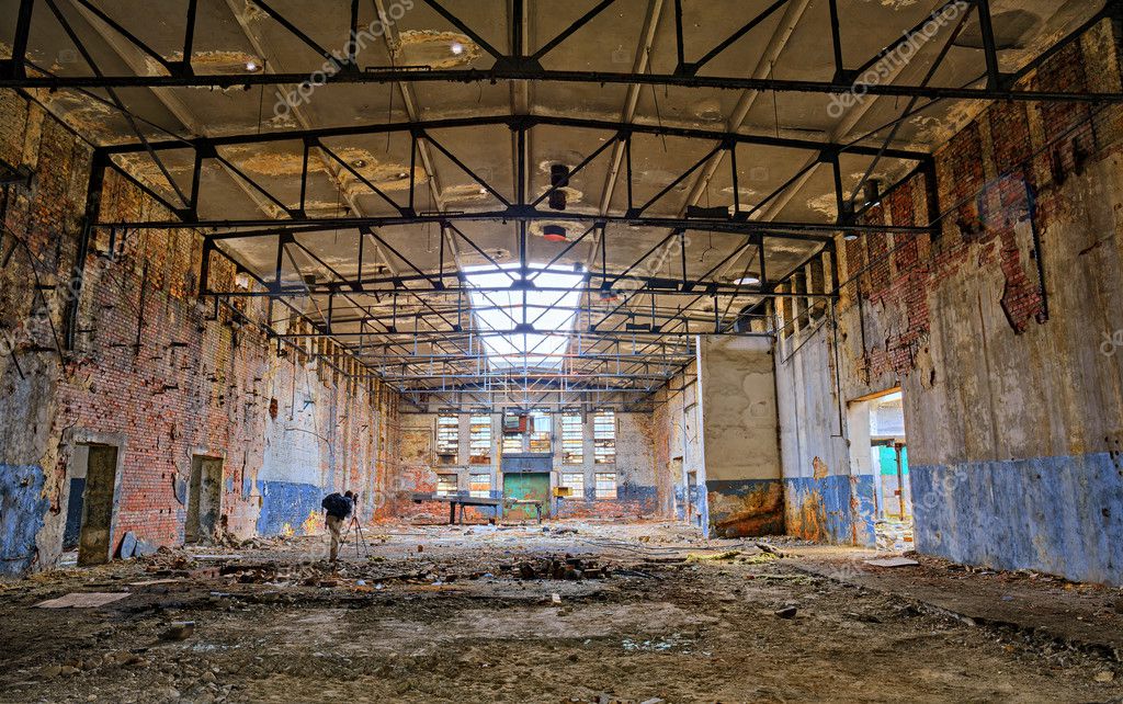 Photographer in an old abandoned factory Stock Photo by ©fotorince74 ...