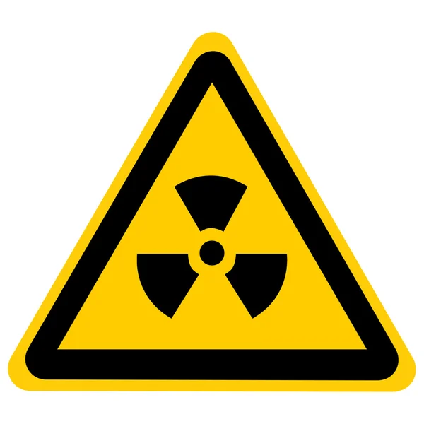 Biohazard symbol sign of biological threat alert isolated black yellow ...