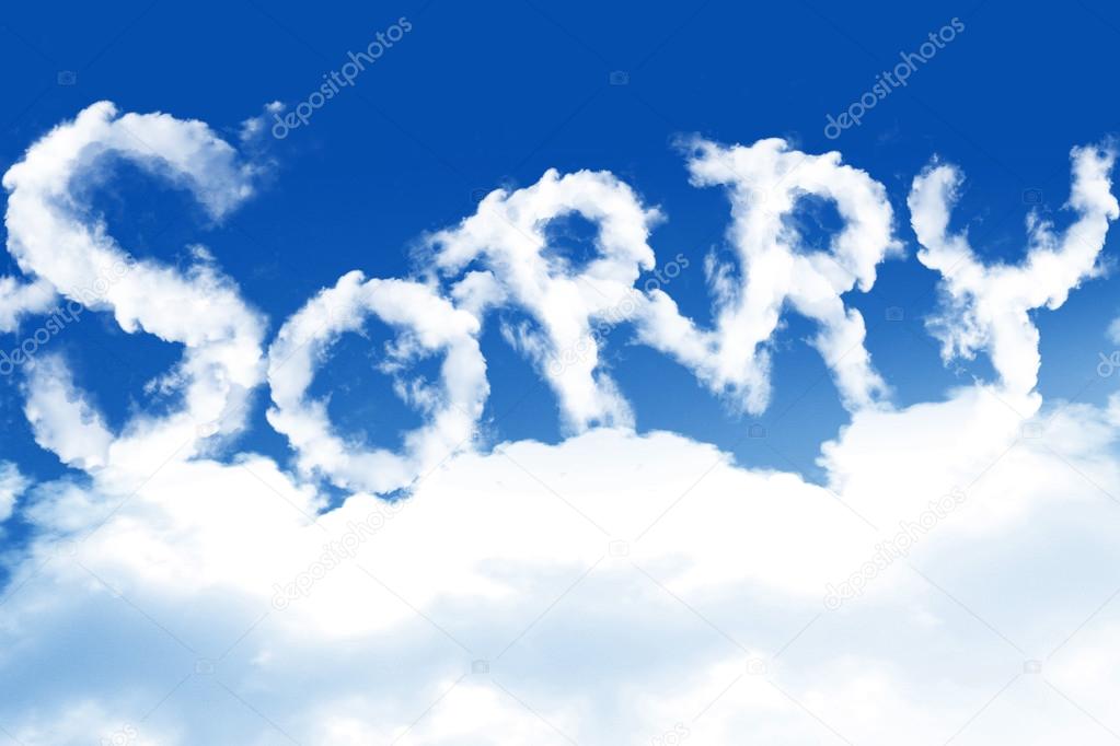 Sorry Stock Photo by ©ellandar 31426761