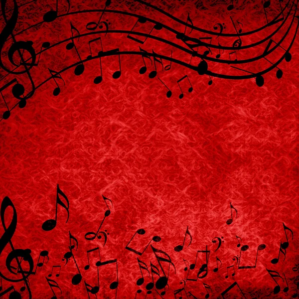 Red Music Background