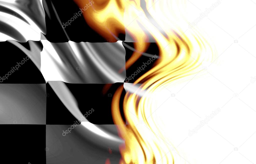 Racing flag — Stock Photo © ellandar #33265141